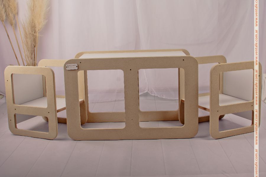 MESA Y 2 SILLAS MONTESSORI Para niños!